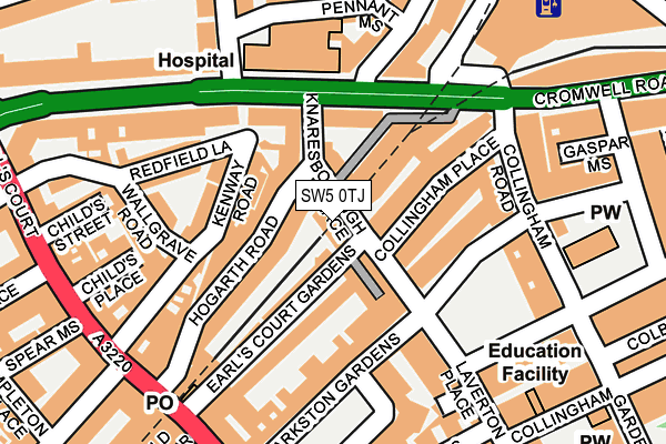 SW5 0TJ maps, stats, and open data