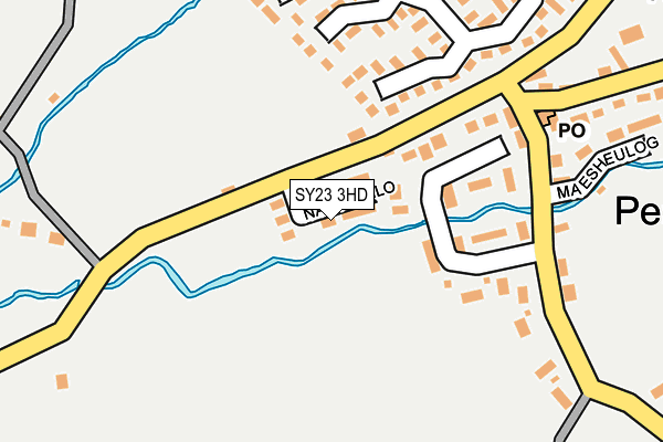 SY23 3HD maps, stats, and open data
