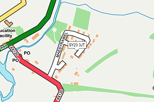 SY23 3JT maps, stats, and open data