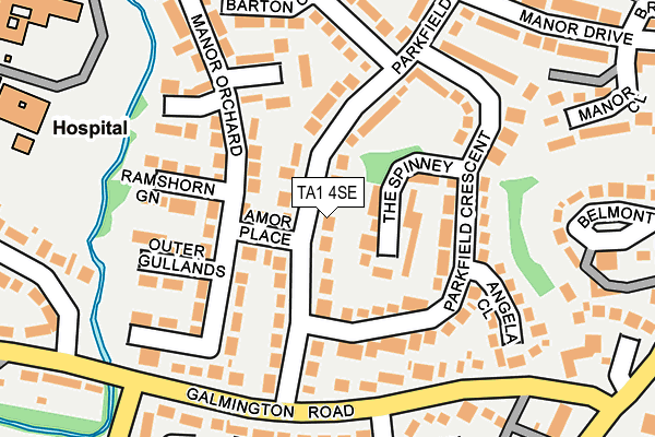 TA1 4SE maps, stats, and open data