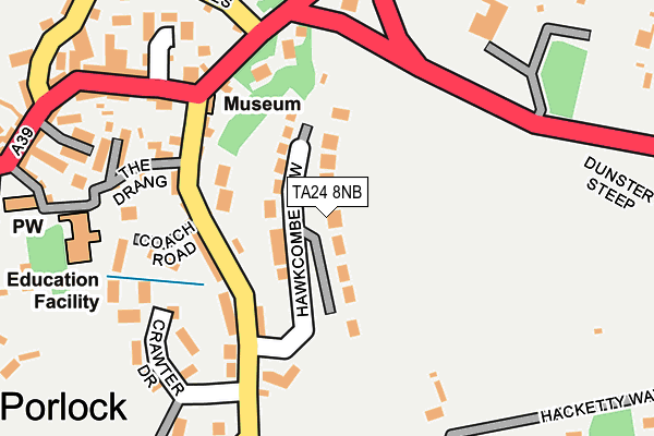 TA24 8NB maps, stats, and open data