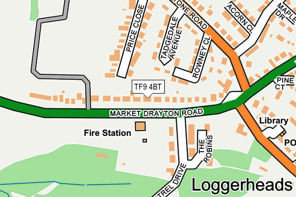 TF9 4BT maps, stats, and open data