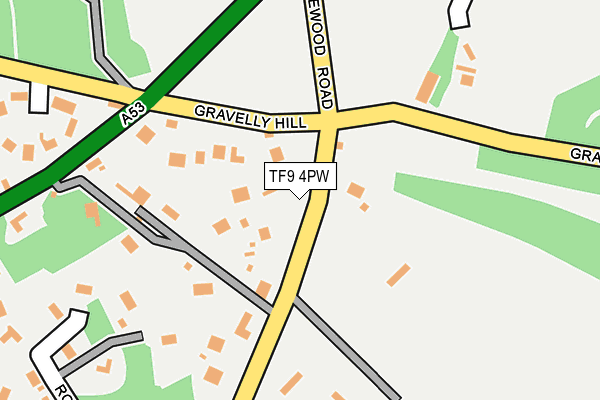 TF9 4PW maps, stats, and open data