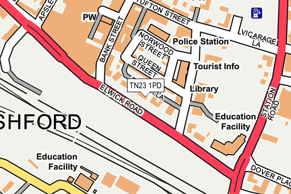 TN23 1PD maps, stats, and open data