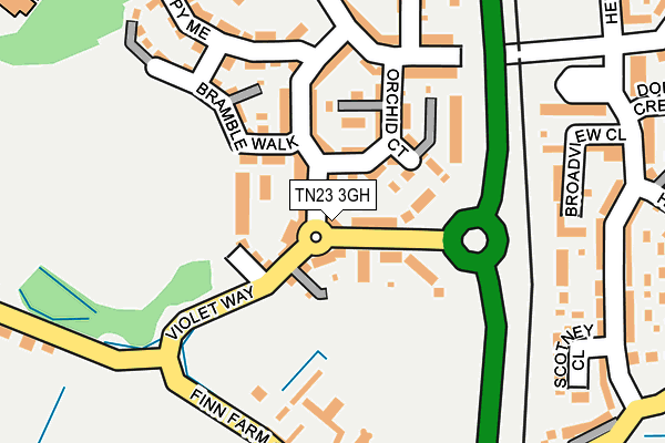 TN23 3GH maps, stats, and open data