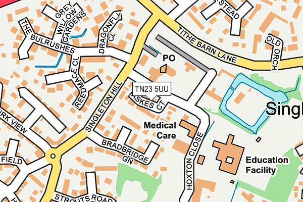 TN23 5UU maps, stats, and open data