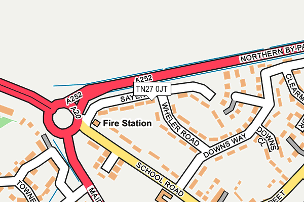 TN27 0JT maps, stats, and open data