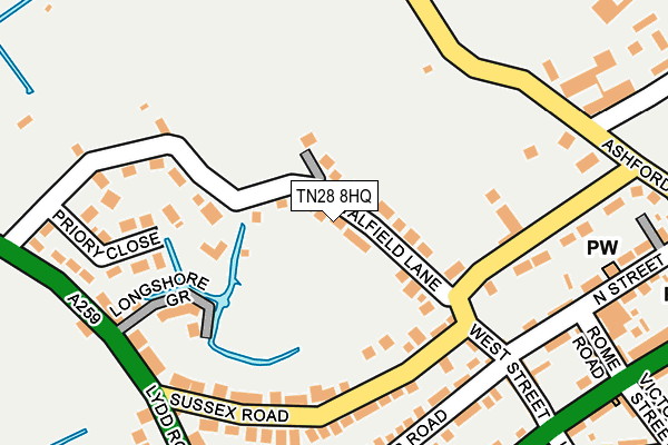 TN28 8HQ maps, stats, and open data