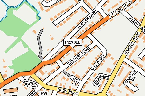 TN29 9ED maps, stats, and open data