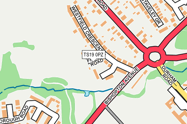 TS19 0PZ maps, stats, and open data