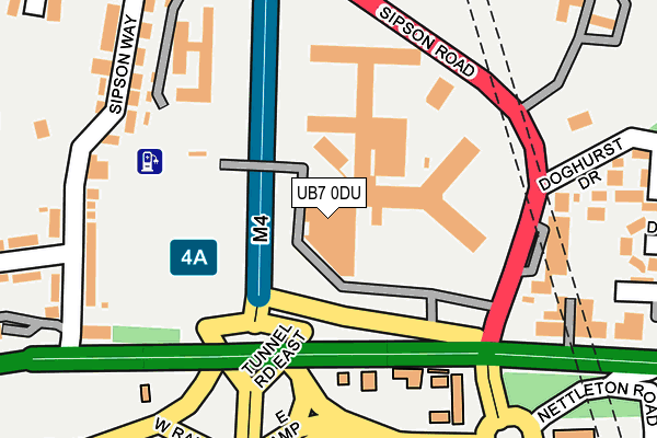 UB7 0DU maps, stats, and open data