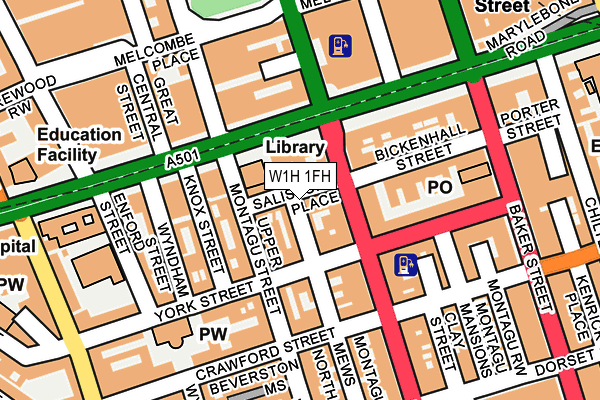 W1H 1FH maps, stats, and open data