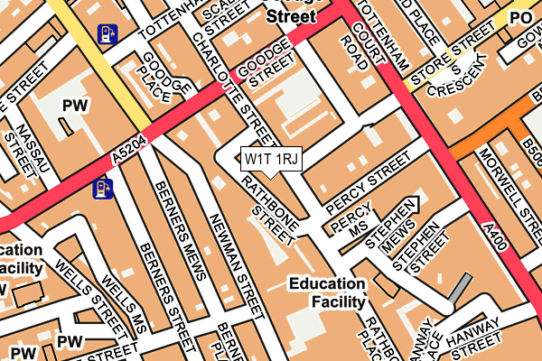 W1T 1RJ maps, stats, and open data