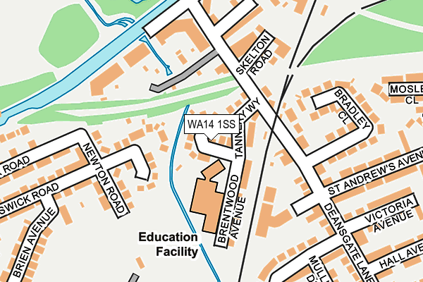 WA14 1SS maps, stats, and open data
