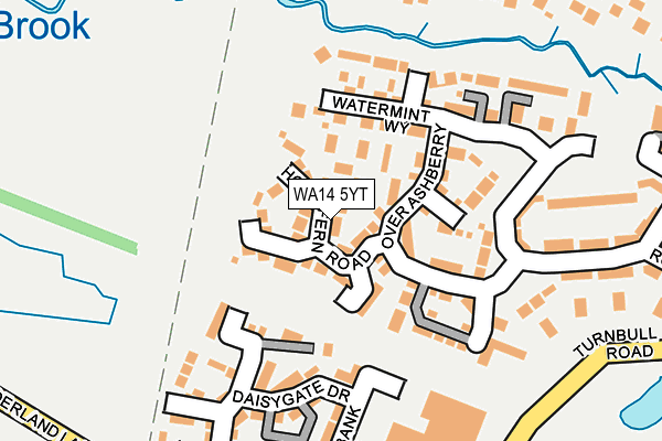 WA14 5YT maps, stats, and open data