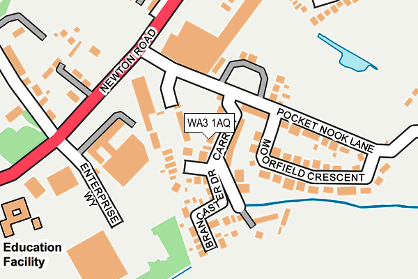 WA3 1AQ maps, stats, and open data