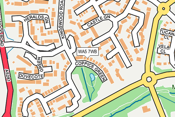 WA5 7WB maps, stats, and open data