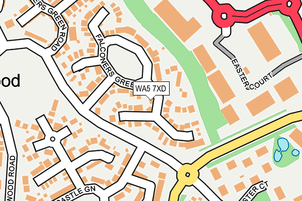 WA5 7XD maps, stats, and open data