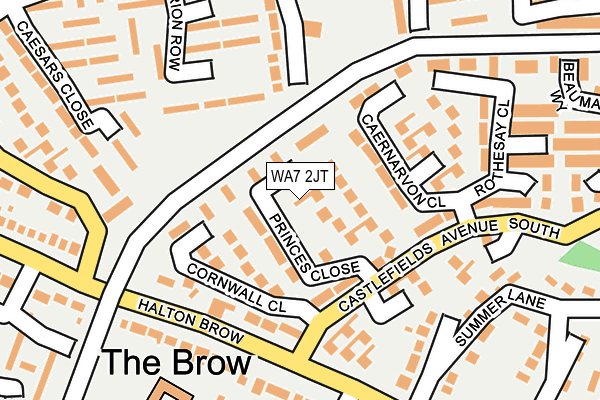 WA7 2JT maps, stats, and open data