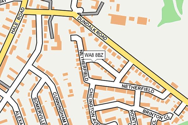 WA8 8BZ maps, stats, and open data