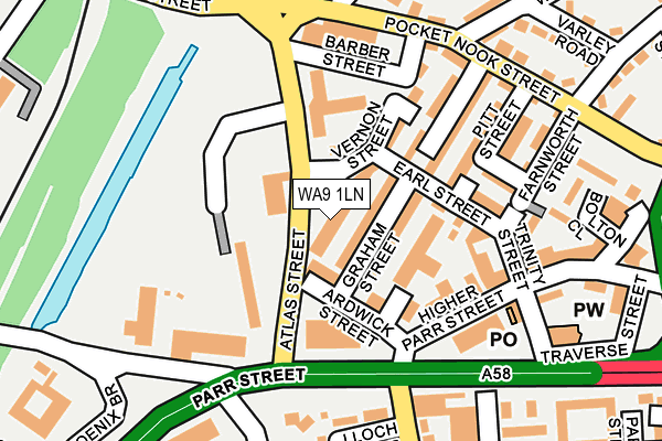 WA9 1LN maps, stats, and open data