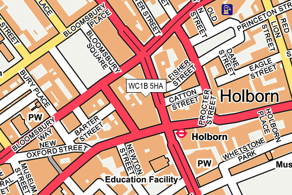 WC1B 5HA maps, stats, and open data