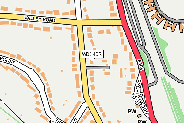 WD3 4DR maps, stats, and open data