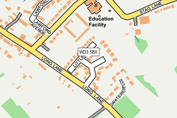 WD3 5BX maps, stats, and open data