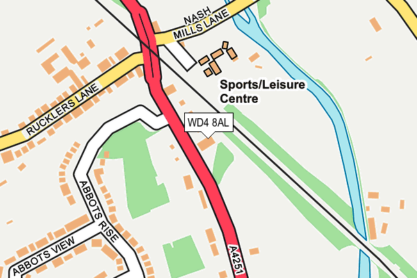WD4 8AL maps, stats, and open data