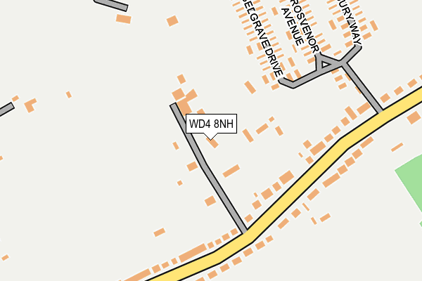 WD4 8NH maps, stats, and open data