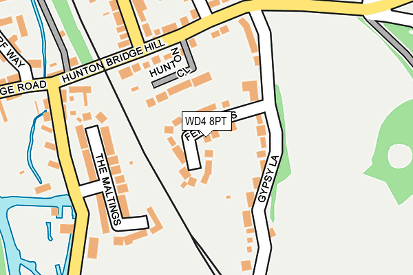 WD4 8PT maps, stats, and open data