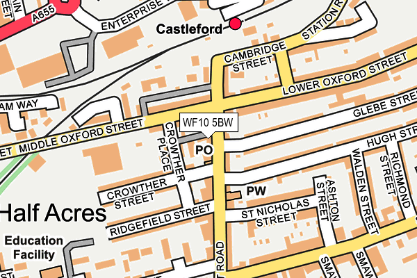 WF10 5BW maps, stats, and open data