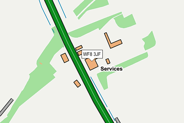WF8 3JF maps, stats, and open data