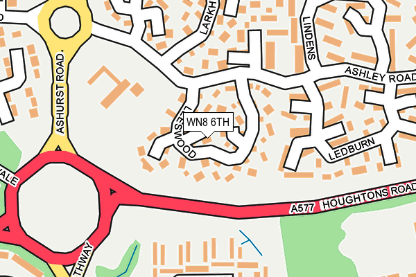 WN8 6TH maps, stats, and open data