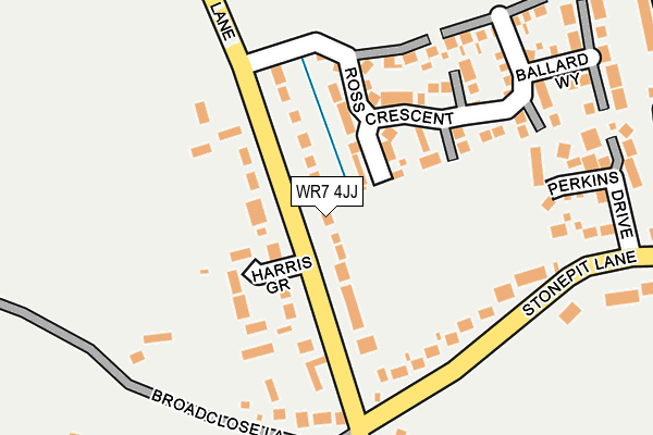 WR7 4JJ maps, stats, and open data