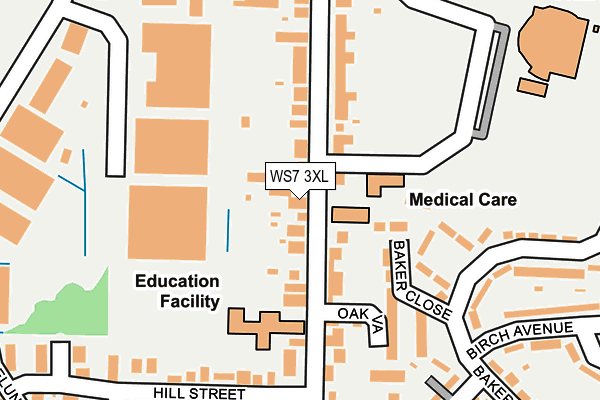 WS7 3XL maps, stats, and open data
