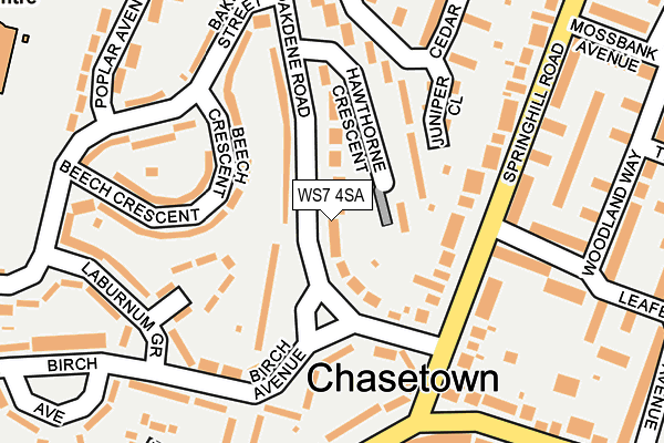WS7 4SA maps, stats, and open data