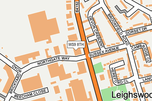 WS9 8TH maps, stats, and open data