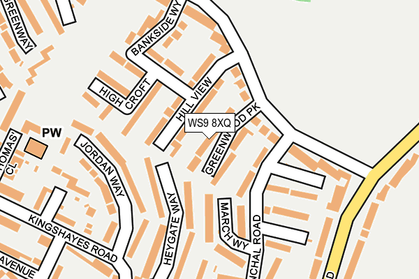 WS9 8XQ maps, stats, and open data