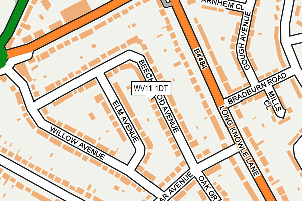 WV11 1DT maps, stats, and open data