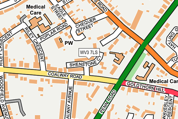 WV3 7LS maps, stats, and open data