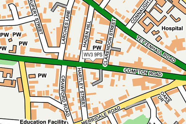 WV3 9PS maps, stats, and open data