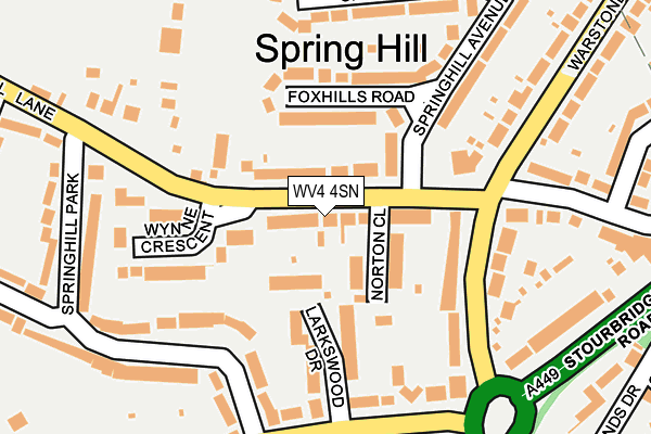WV4 4SN maps, stats, and open data