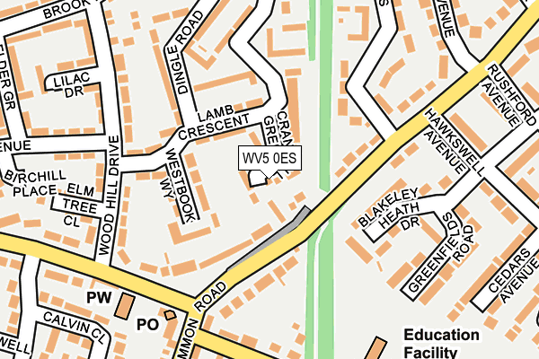 WV5 0ES maps, stats, and open data