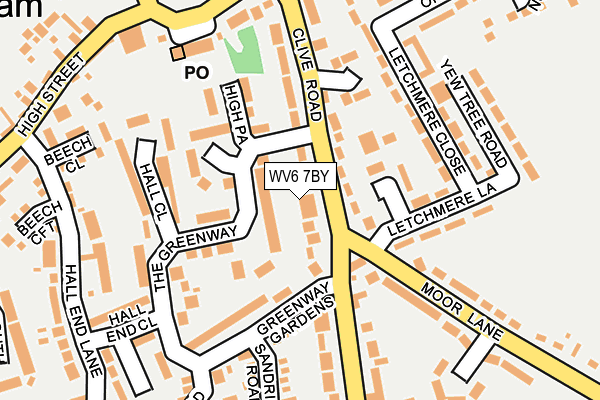 WV6 7BY maps, stats, and open data
