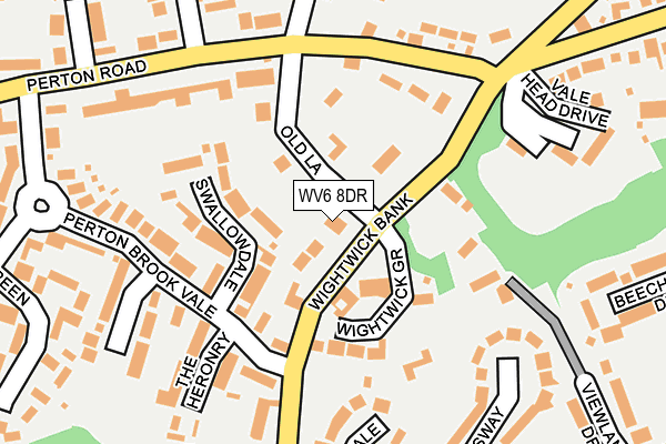 WV6 8DR maps, stats, and open data