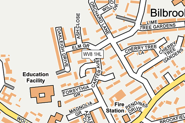 WV8 1HL maps, stats, and open data
