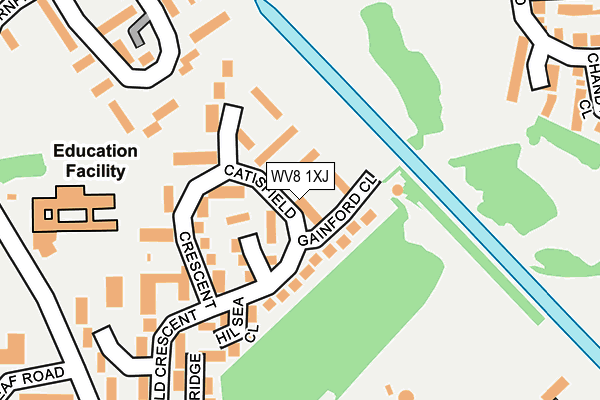 WV8 1XJ maps, stats, and open data