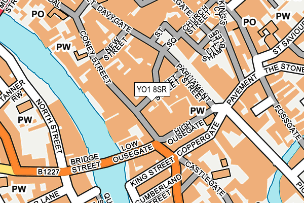 YO1 8SR maps, stats, and open data