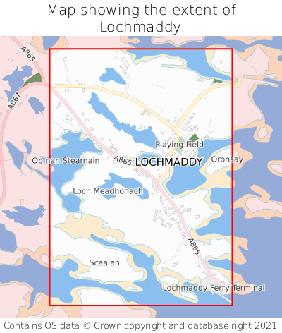 Where is Lochmaddy? Lochmaddy on a map